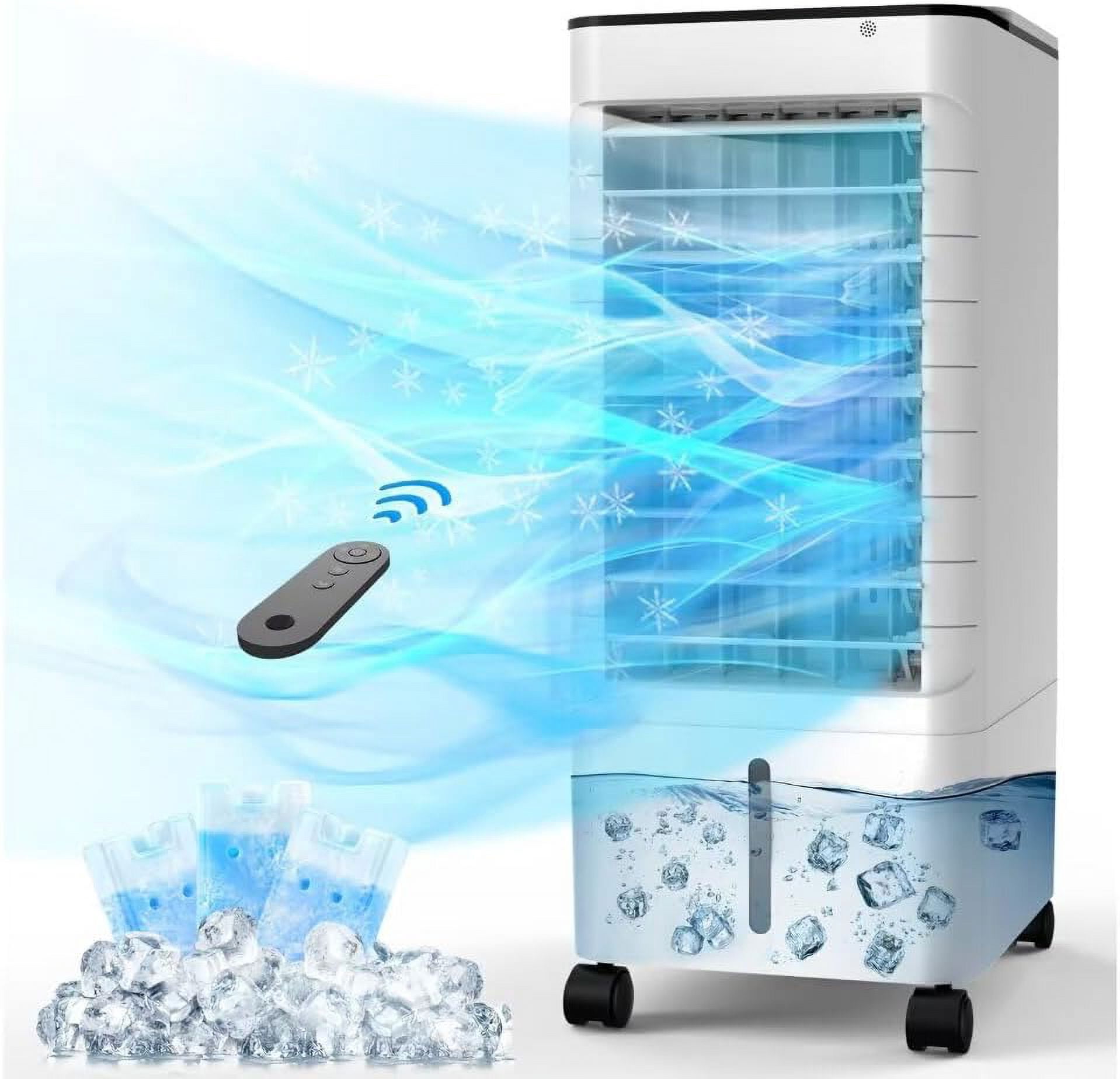 Windowless Portable Air Conditioner, 3-IN-1 Ductless Swamp Cooler with ...