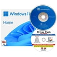 Computer Werx Windows 11 Home OEM 64 Bit DVD, Drivers Pack for ...