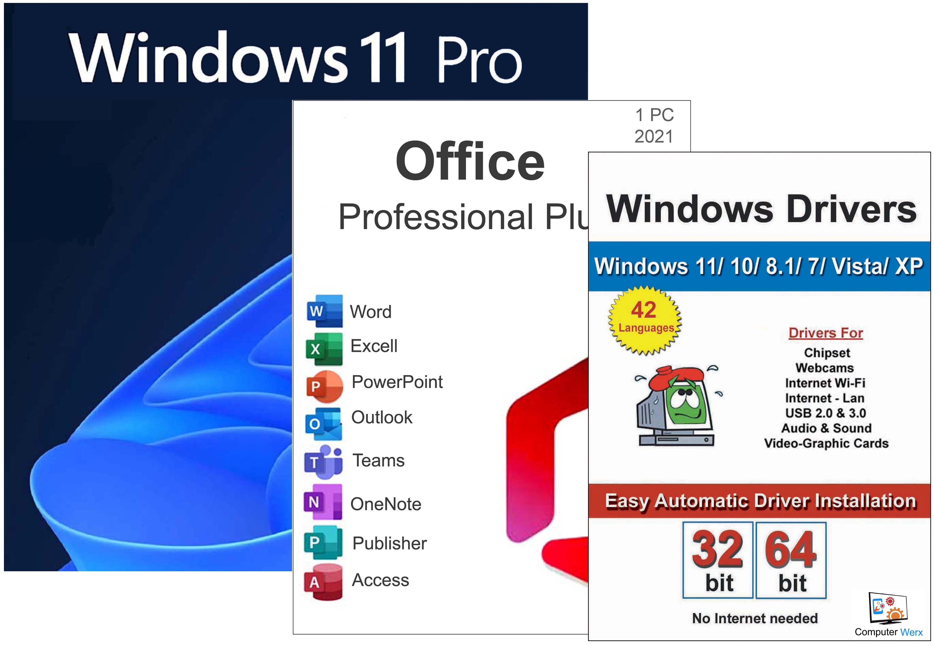 Windows 11 Professional OEM 64 Bit DVD, Office 2021 Barbados | Ubuy