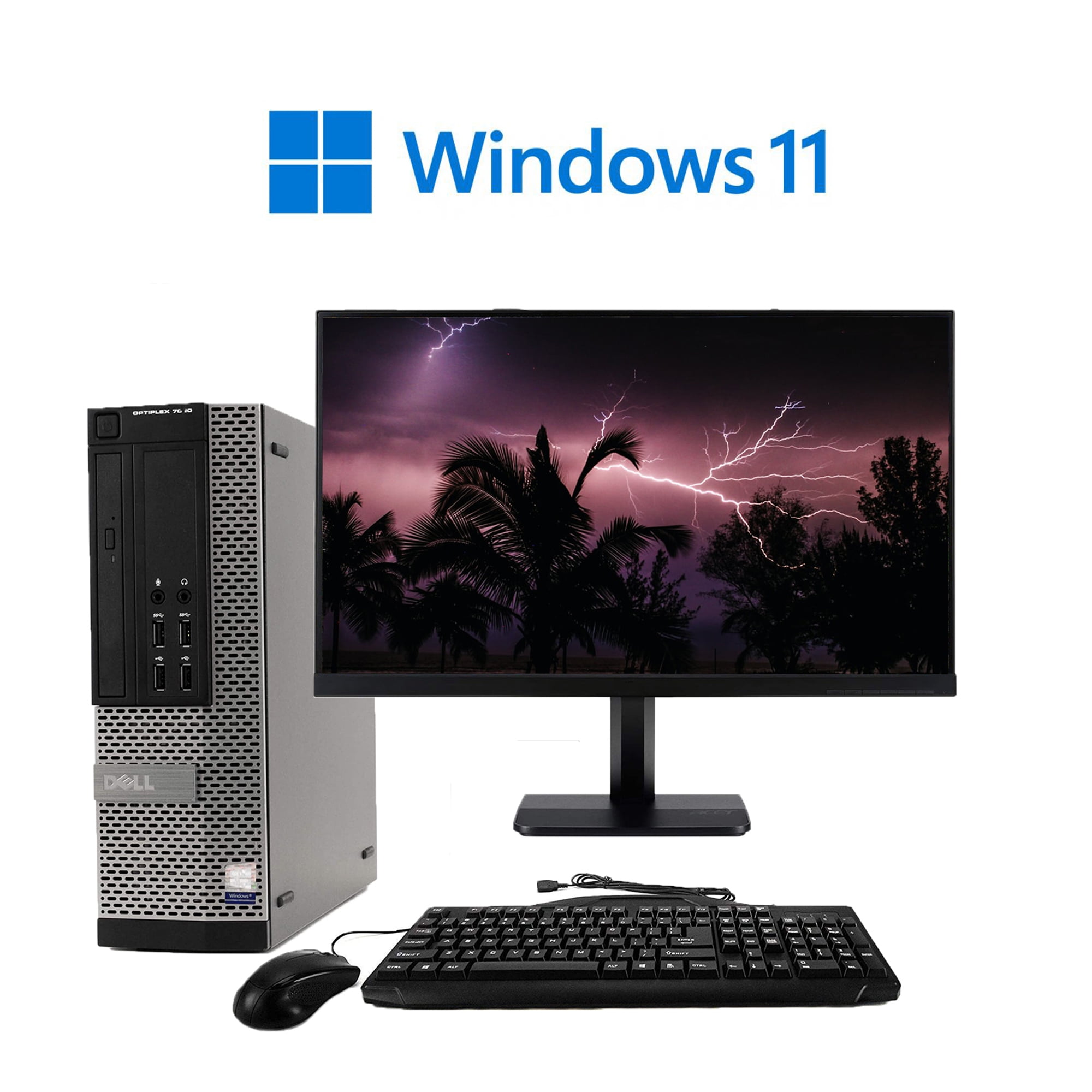 Windows 7 Pro Dell OptiPlex 3020 Desktop Computer, Intel Core i5 i5 ...