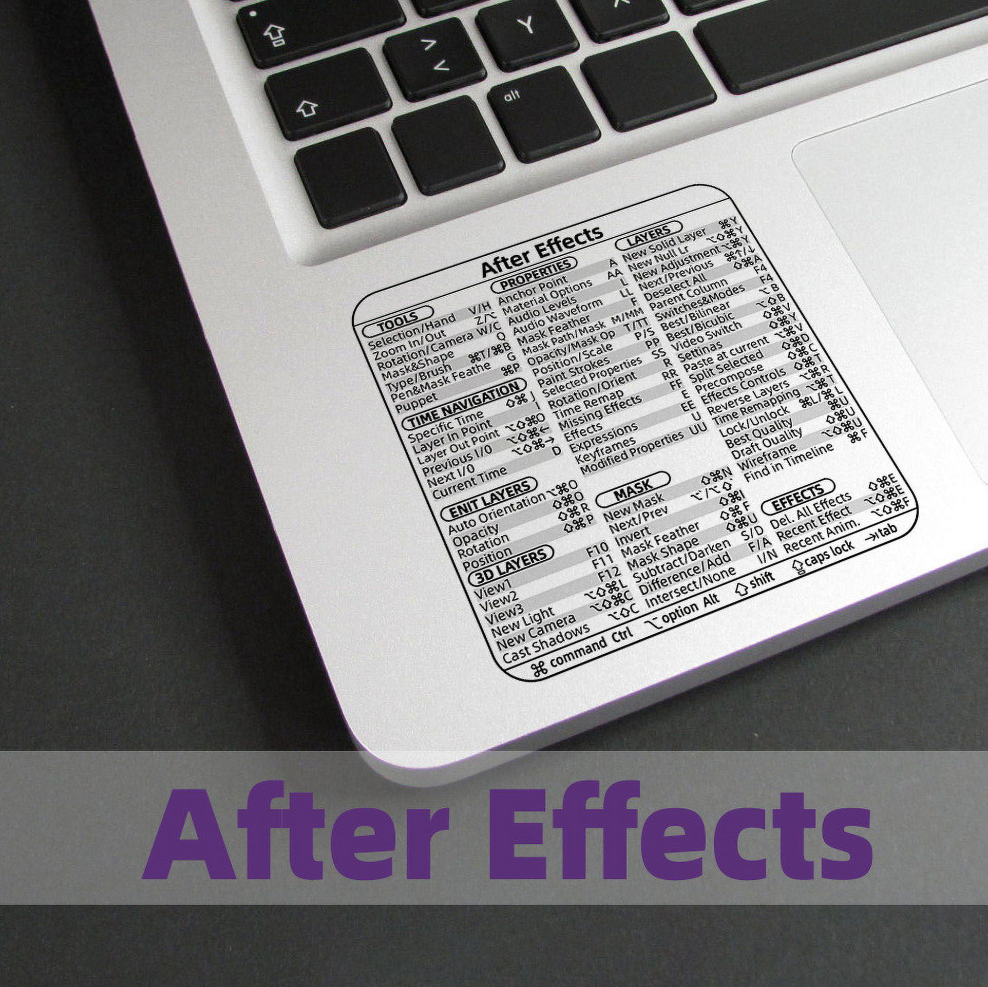 Windows PC Reference Keyboard Shortcut Sticker | Vinyl, No-Residue ...