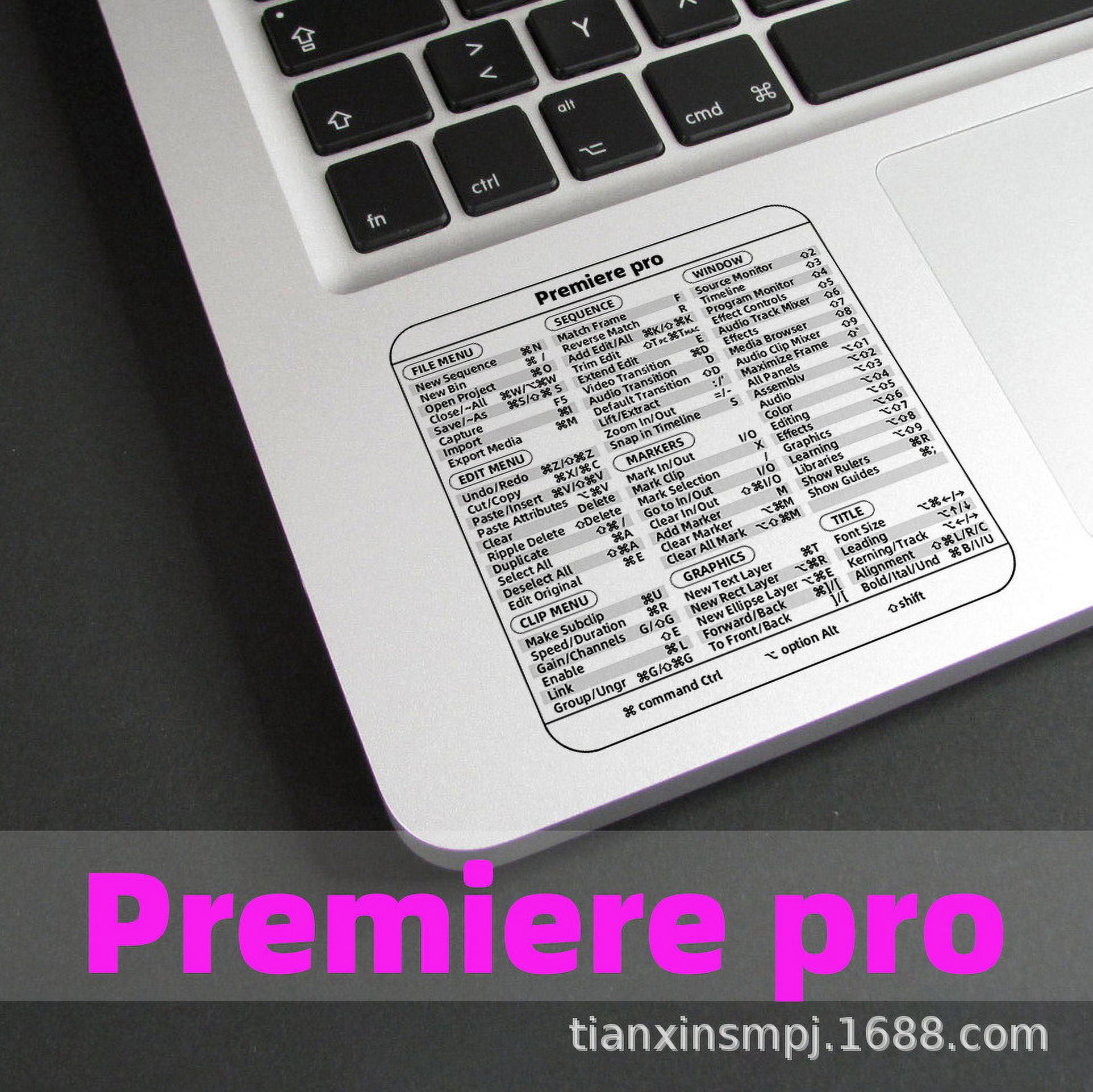 Windows PC Reference Keyboard Shortcut Sticker | Vinyl, No-Residue ...