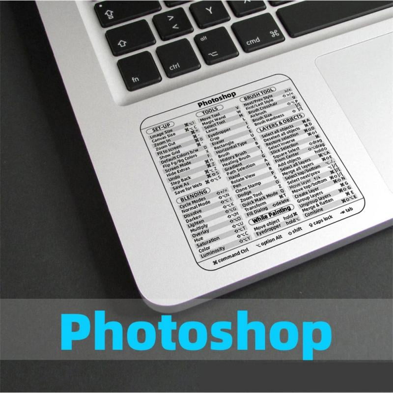 Windows PC Reference Keyboard Shortcut Sticker for PC Laptop Desktop ...
