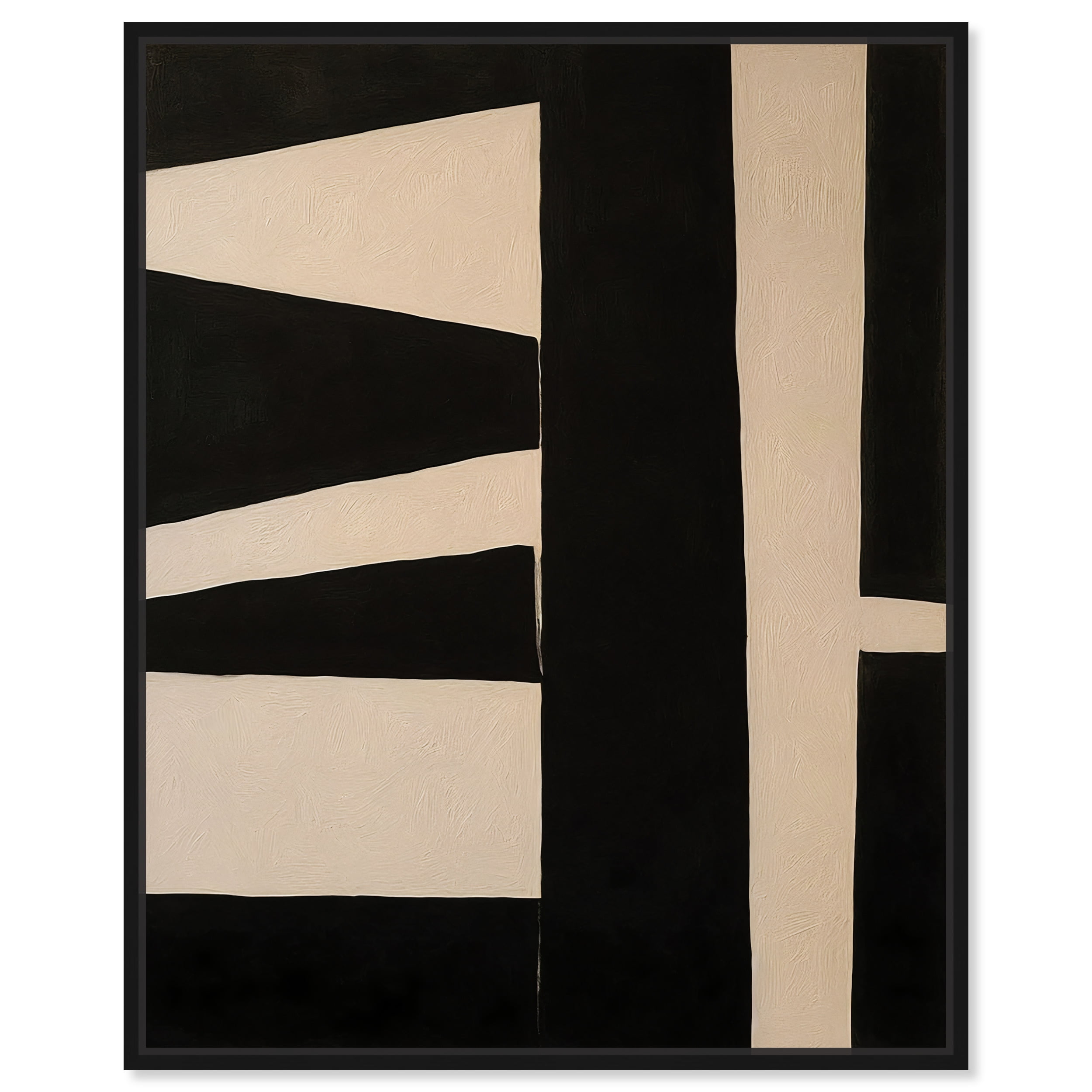 Windows With Frames Modern Earth Tone Abstracts Canvas Wall Art by Art ...