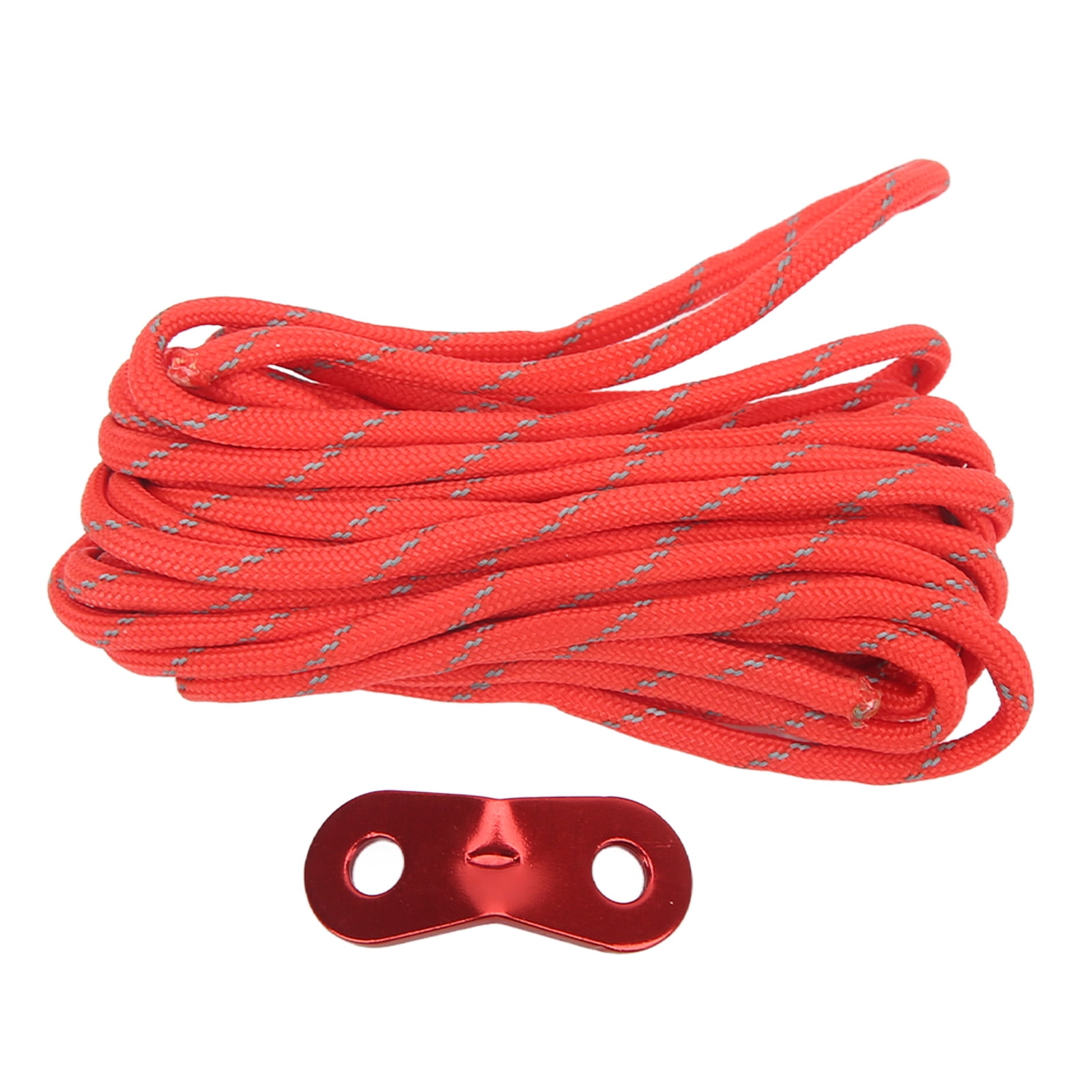 Windproof, 4mm Thick, Red Tent Cord for Outdoor Adventures Reflective ...