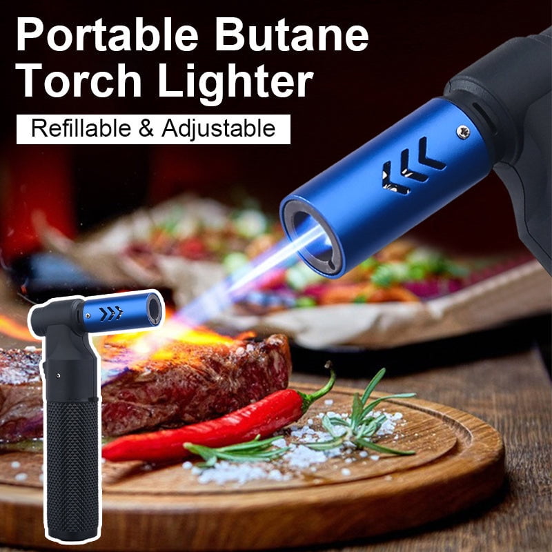 Windproof Adjustable Flame Rechargeable Metal Torch Lighter | Luxury ...