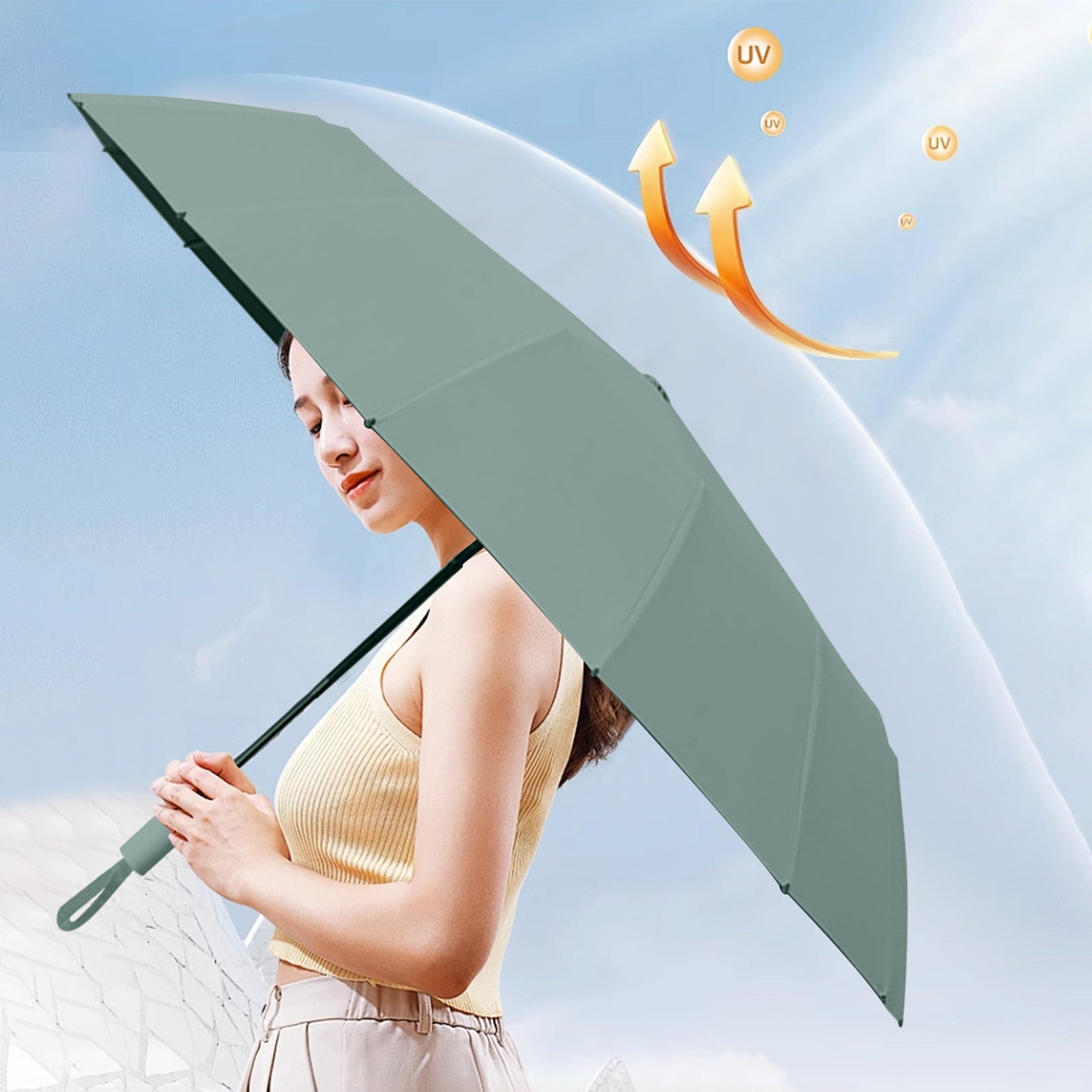 Windproof Automatic Reverse Folding Umbrella - High-Density Fabric, 10 ...