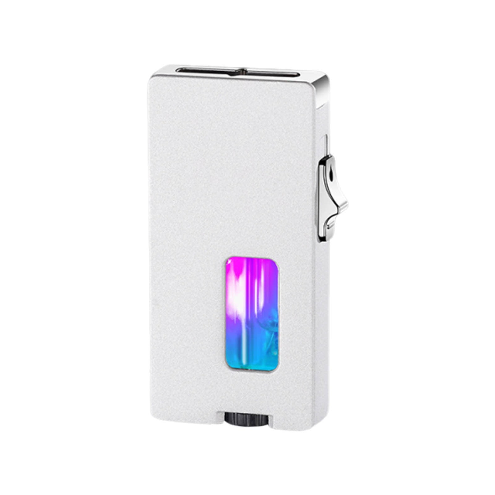 Windproof Butane Lighter with 7-Hole Wide Flame, Refillable Alloy Body ...