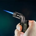 Windproof Butane Torch Lighter - Adjustable Flame, Rechargeable, 1300°C ...
