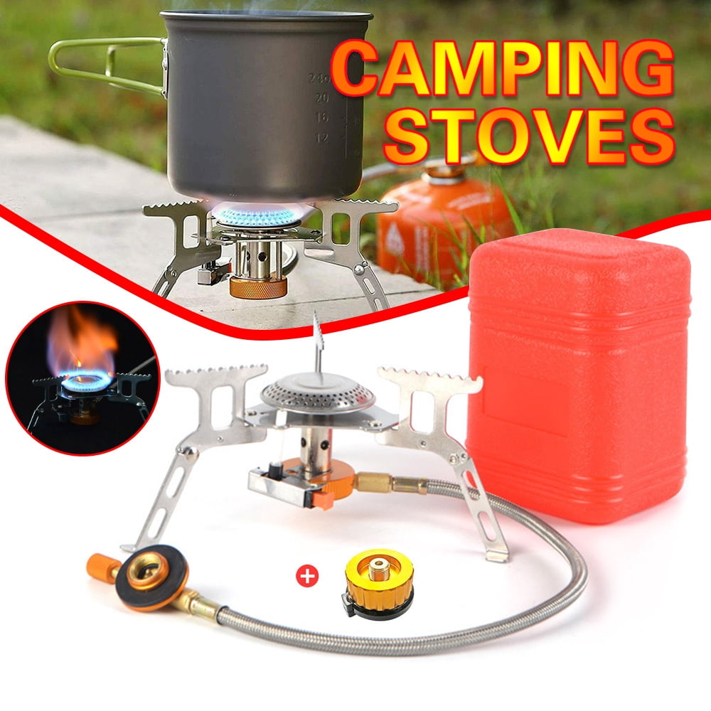 Windproof Camping Stoves Portable Mini Outdoor Foldable Cooking Burner ...