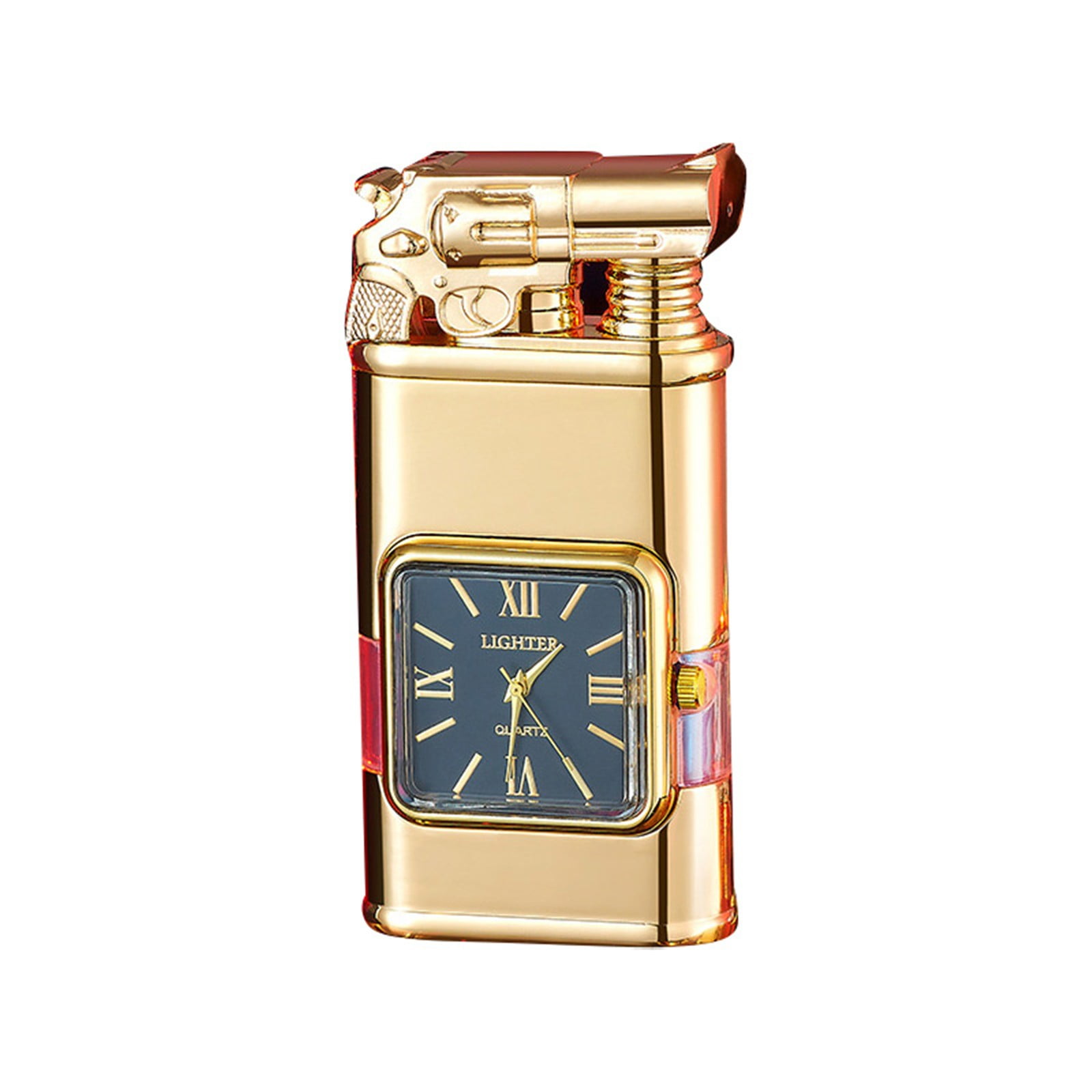 Windproof Dual-Flame Vintage Watch Lighter, Windproof Lighter Vintage ...