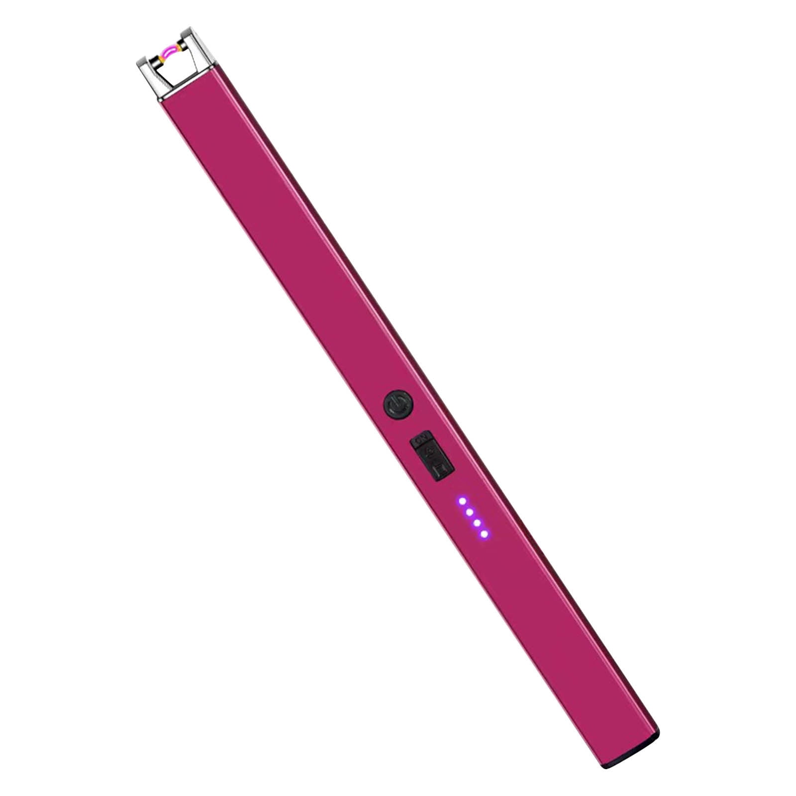 Windproof Electric Lighter with Extended Handle, USB Type-C ...