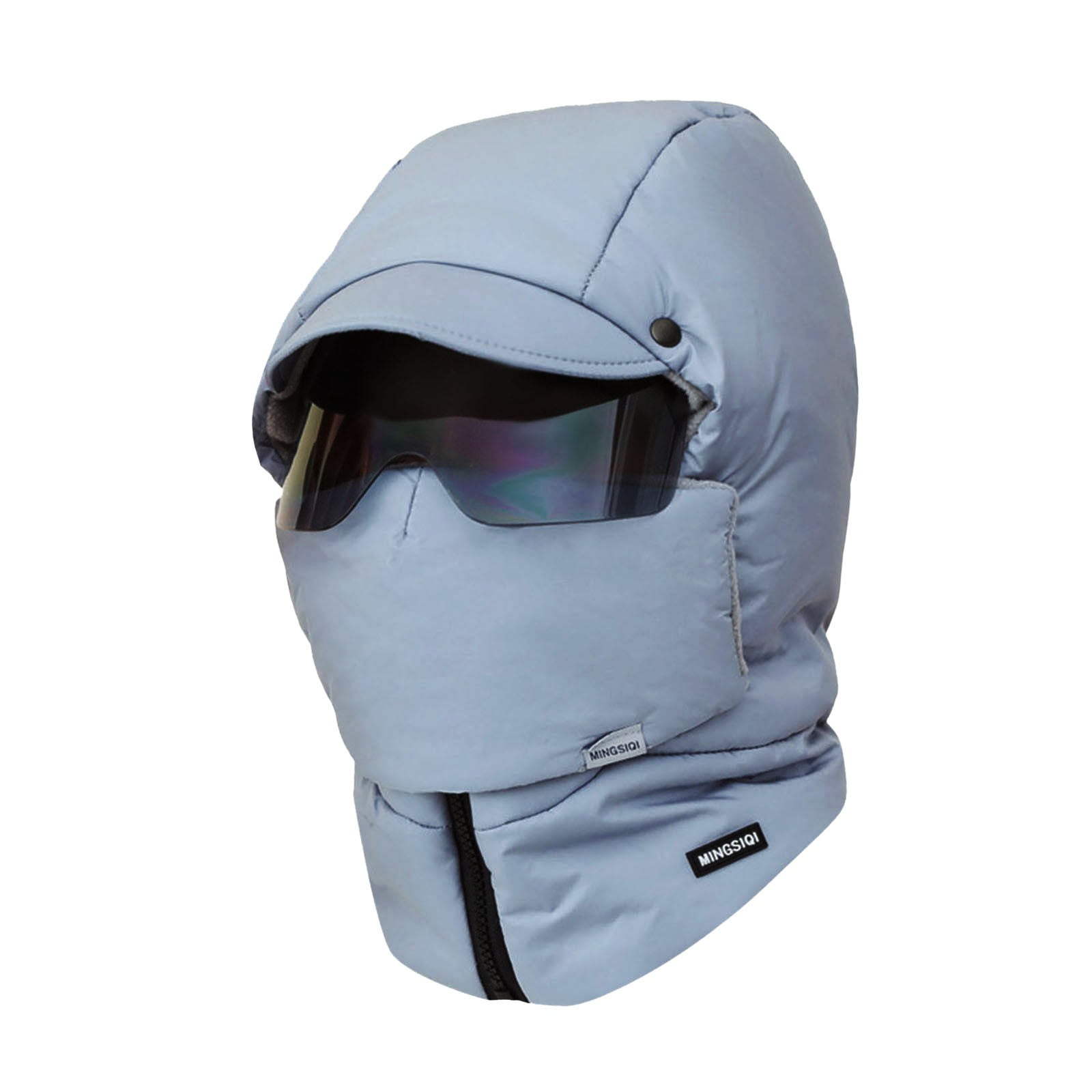 Windproof Full Cover Outdoor Riding Mask with Glasses Winter Thermal ...