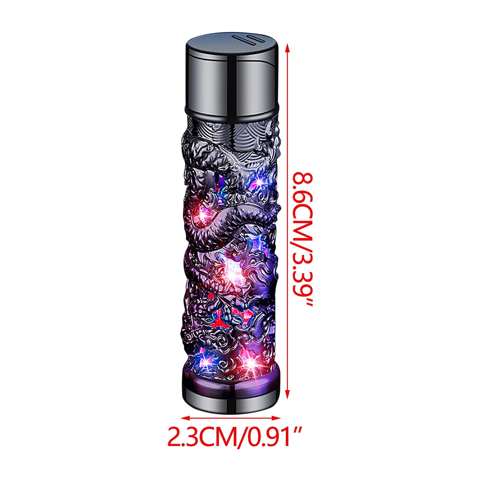 Windproof High Temperature Torch Lighter Butane Gas Refillable Jet ...