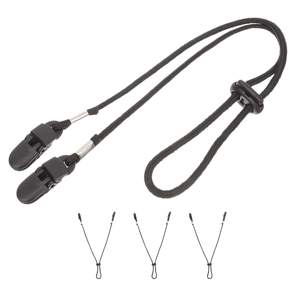 Windproof Hood Clip Hat Retainer Chin Strap Cord 4 Pcs Fisherman's ...