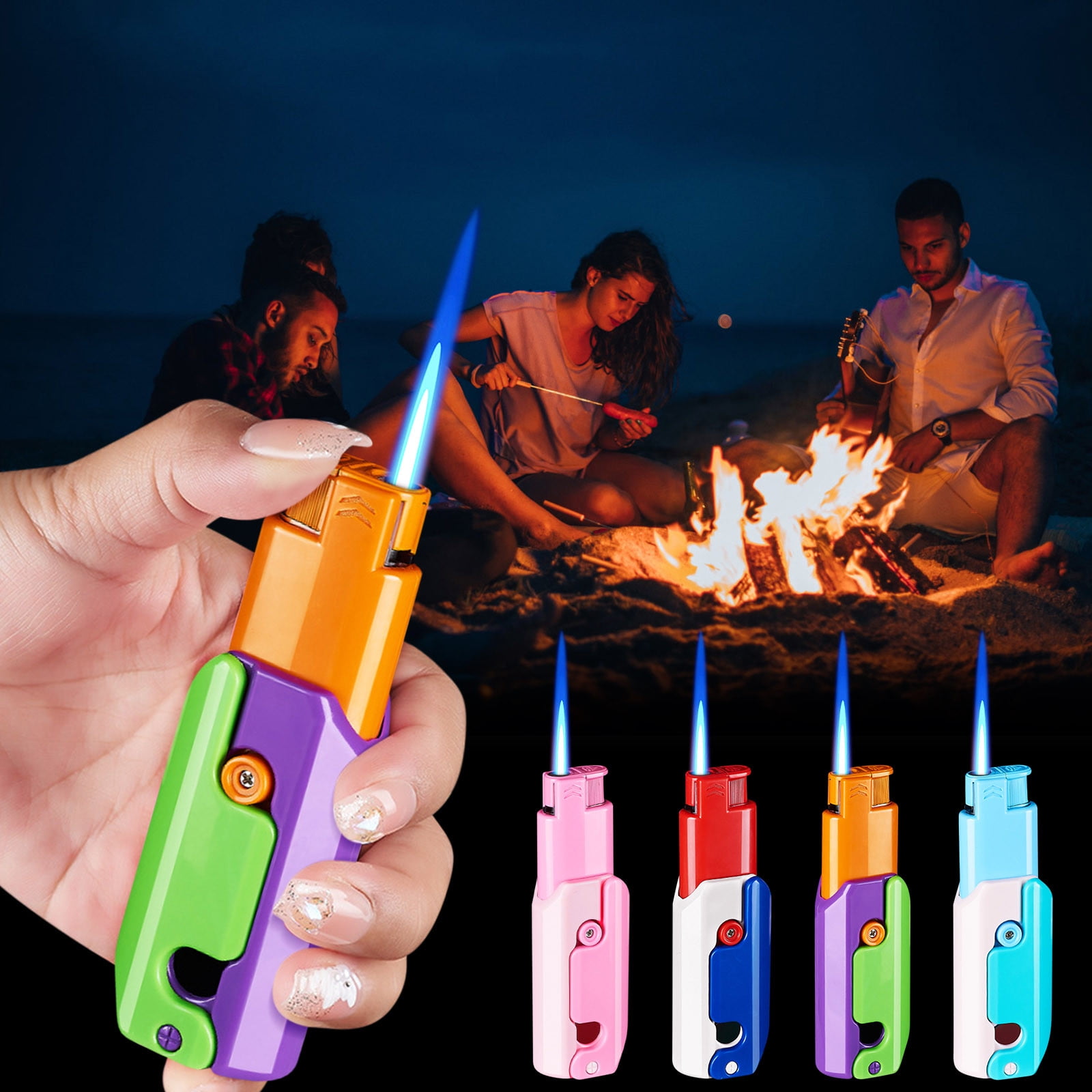 Windproof Inflatable Lighter, Portable Inflatable Pen Windproof Lighter ...