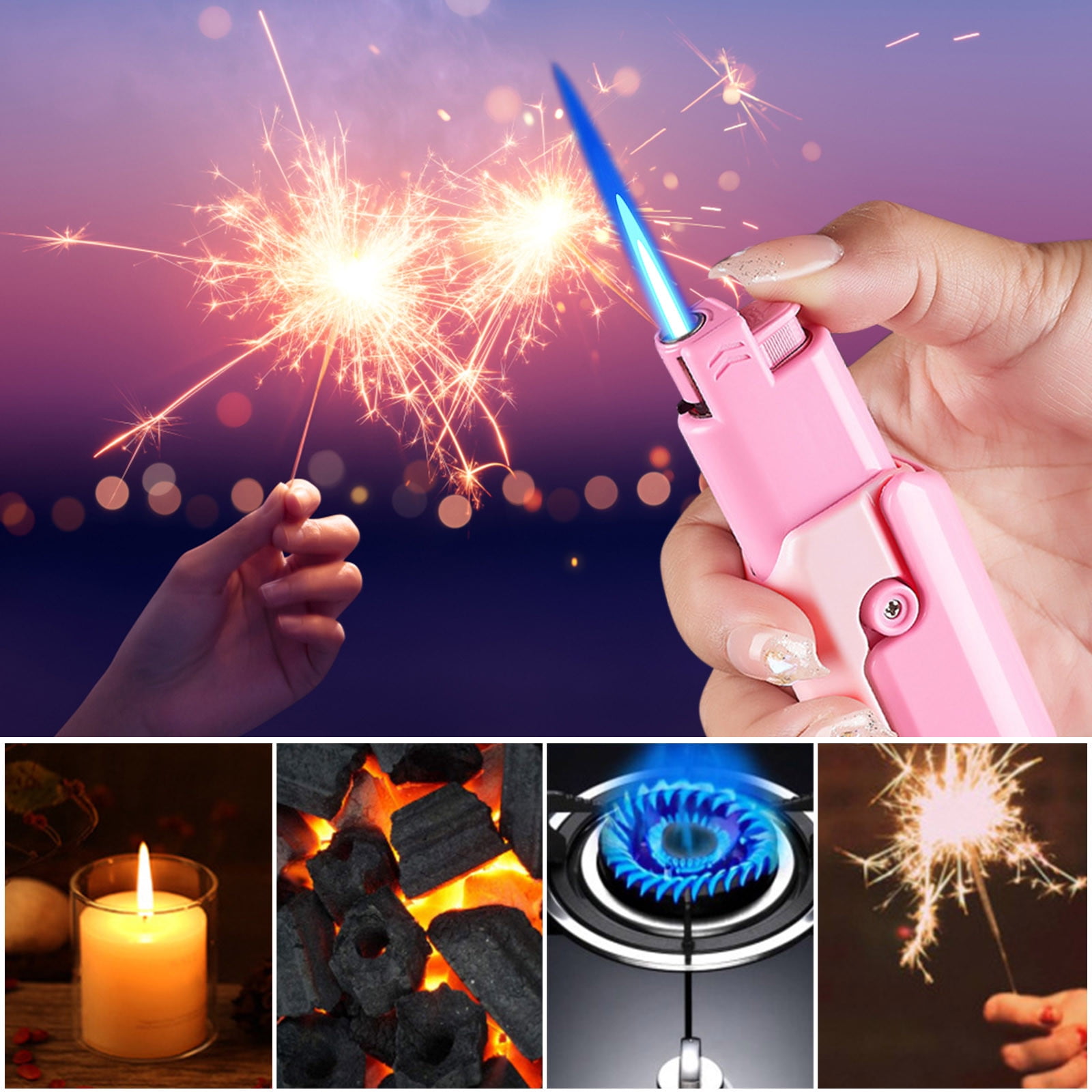 Windproof Inflatable Lighter With Retractable And Foldable Cool Lighter ...