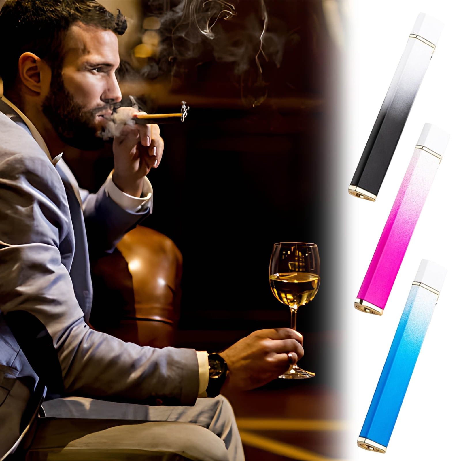 Windproof Metal Lighter | Portable Refillable Butane Gas Lighter ...