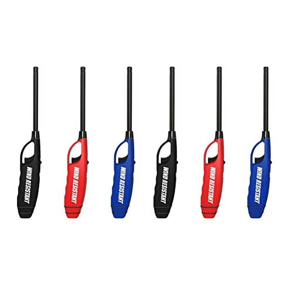 Windproof Multipurpose Long Neck Lighters, for Camping Hiking BBQ ...