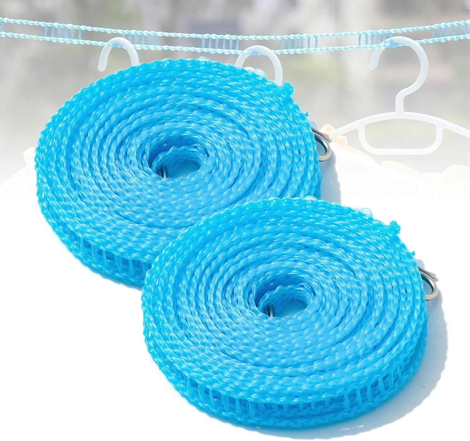 Windproof Non-Slip Clothesline, Easy Hang Clothesline, Retractable ...