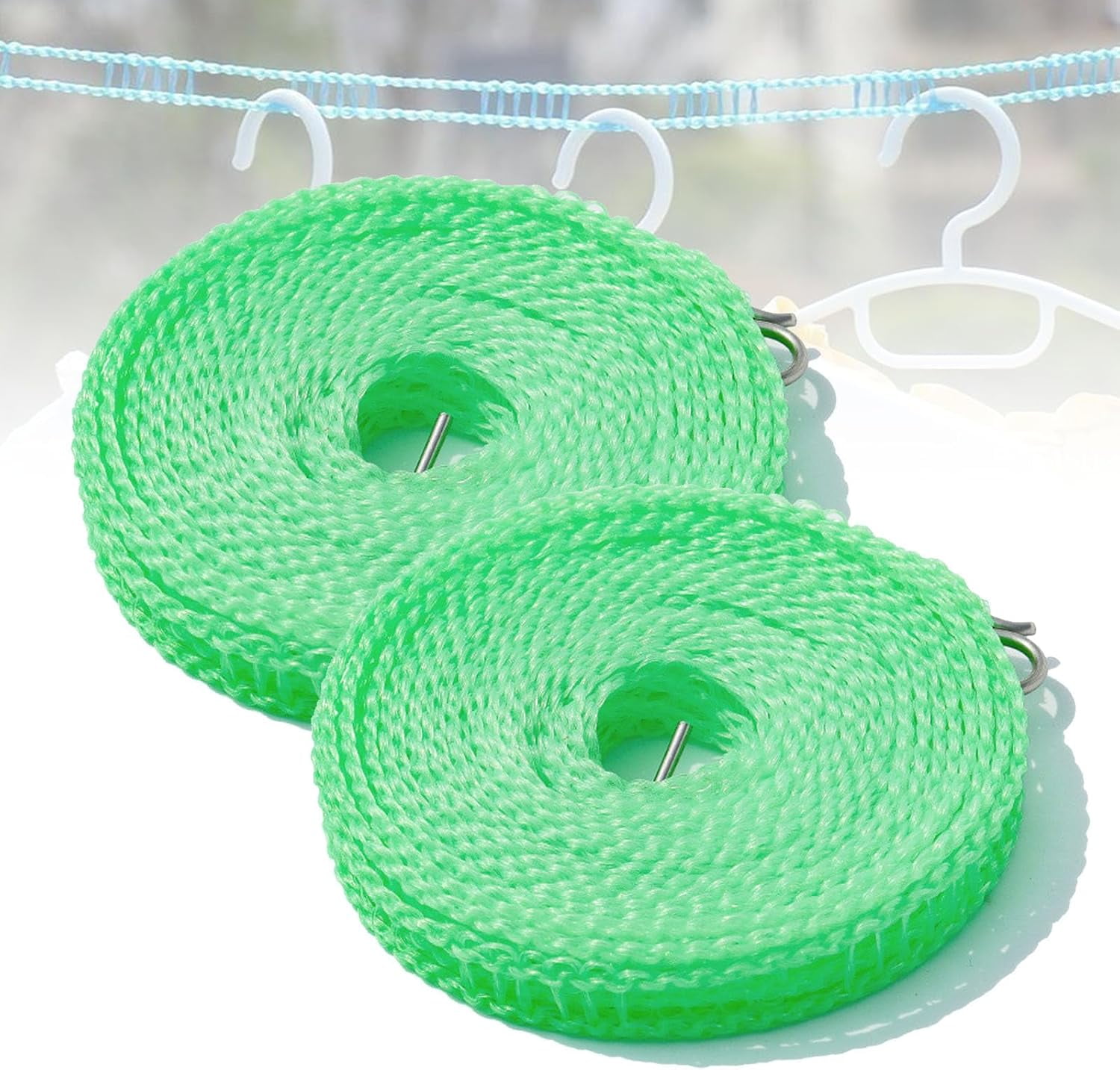 Windproof Non-Slip Clothesline, Easy Hang Clothesline, Retractable ...