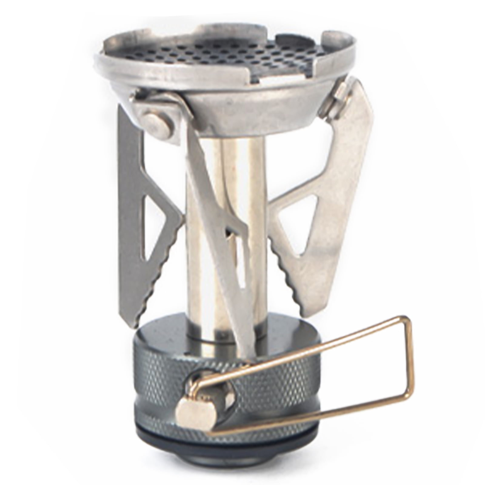 Windproof Steel Burner Camping Gas Stove Outdoor Mini Portable Square ...