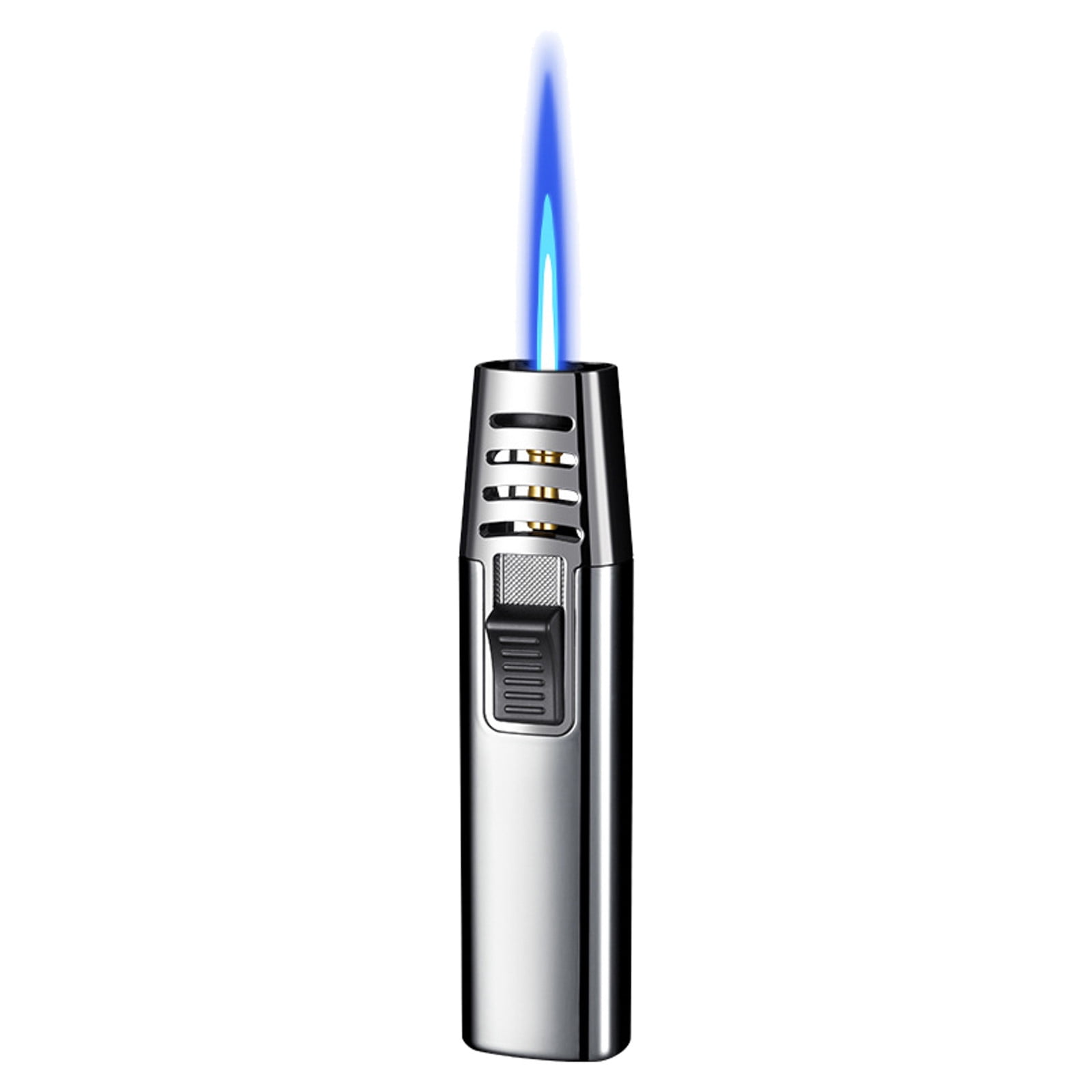 JUNYUI Windproof Straight Torch Blue Flame Torch Turbine Torcher ...
