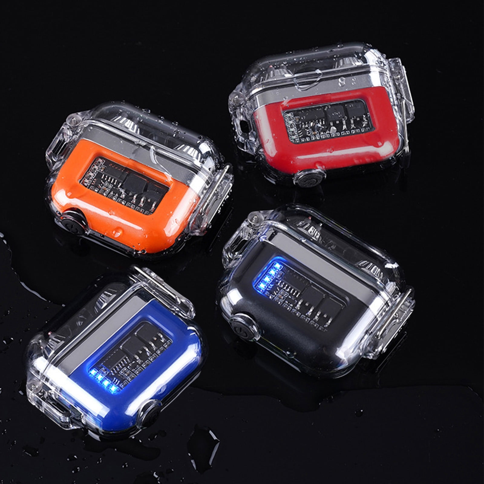 Windproof USB Rechargeable Plasma Lighter | Outdoor Flameless Electric ...