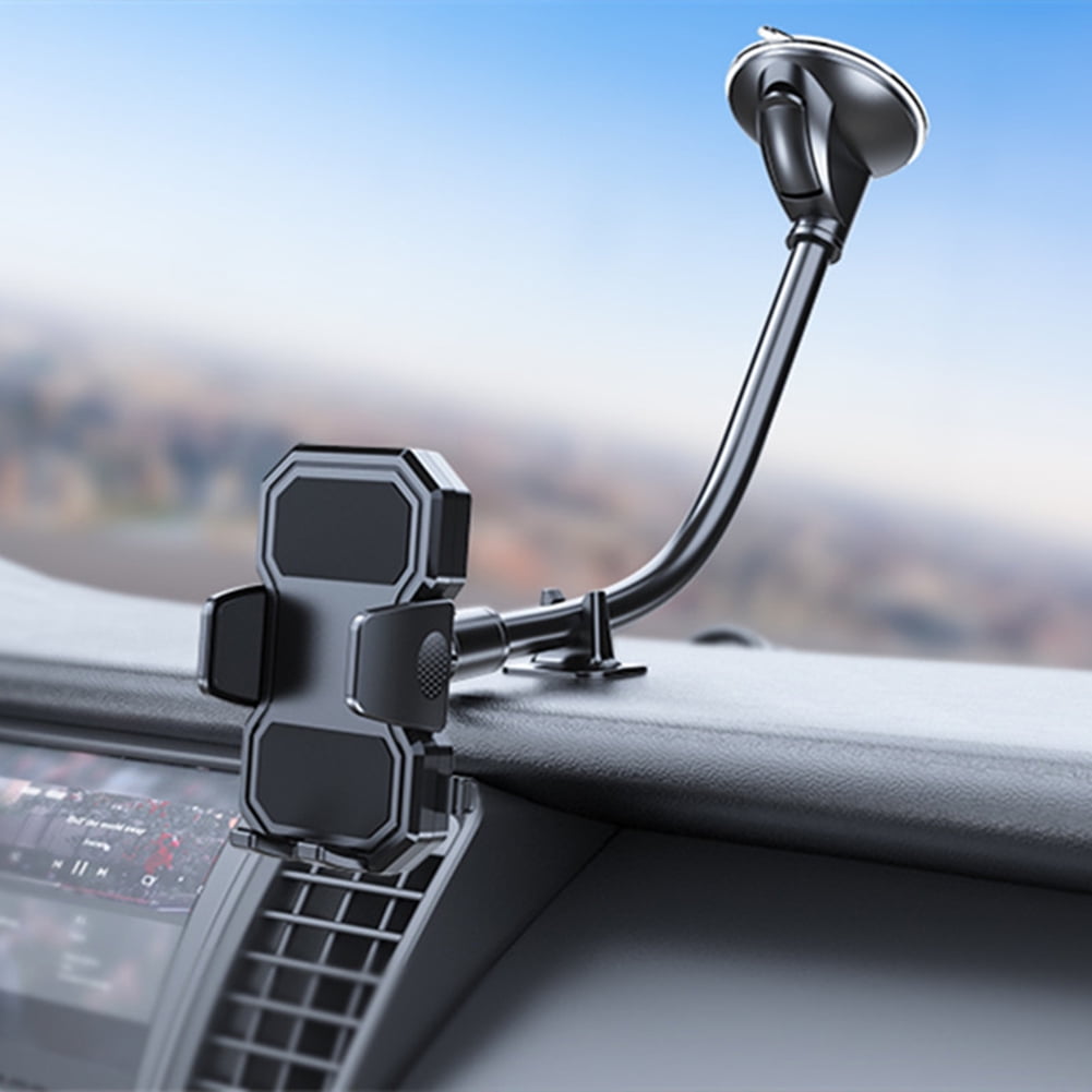 Windshield Car Phone Mount Holder Flexible Hose Extension Dashboard ...