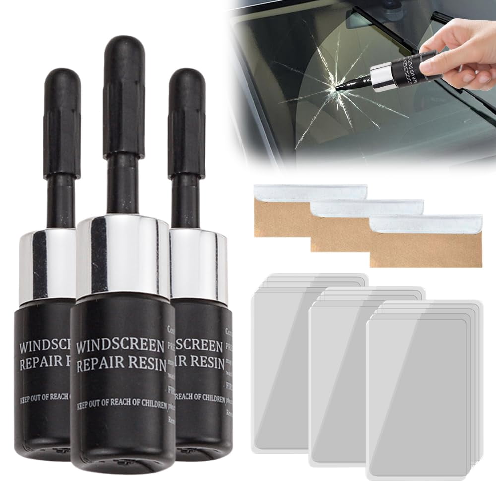 Windshield Chip Repair Kit, 2026 New Glass Crack Repair Liquid for ...