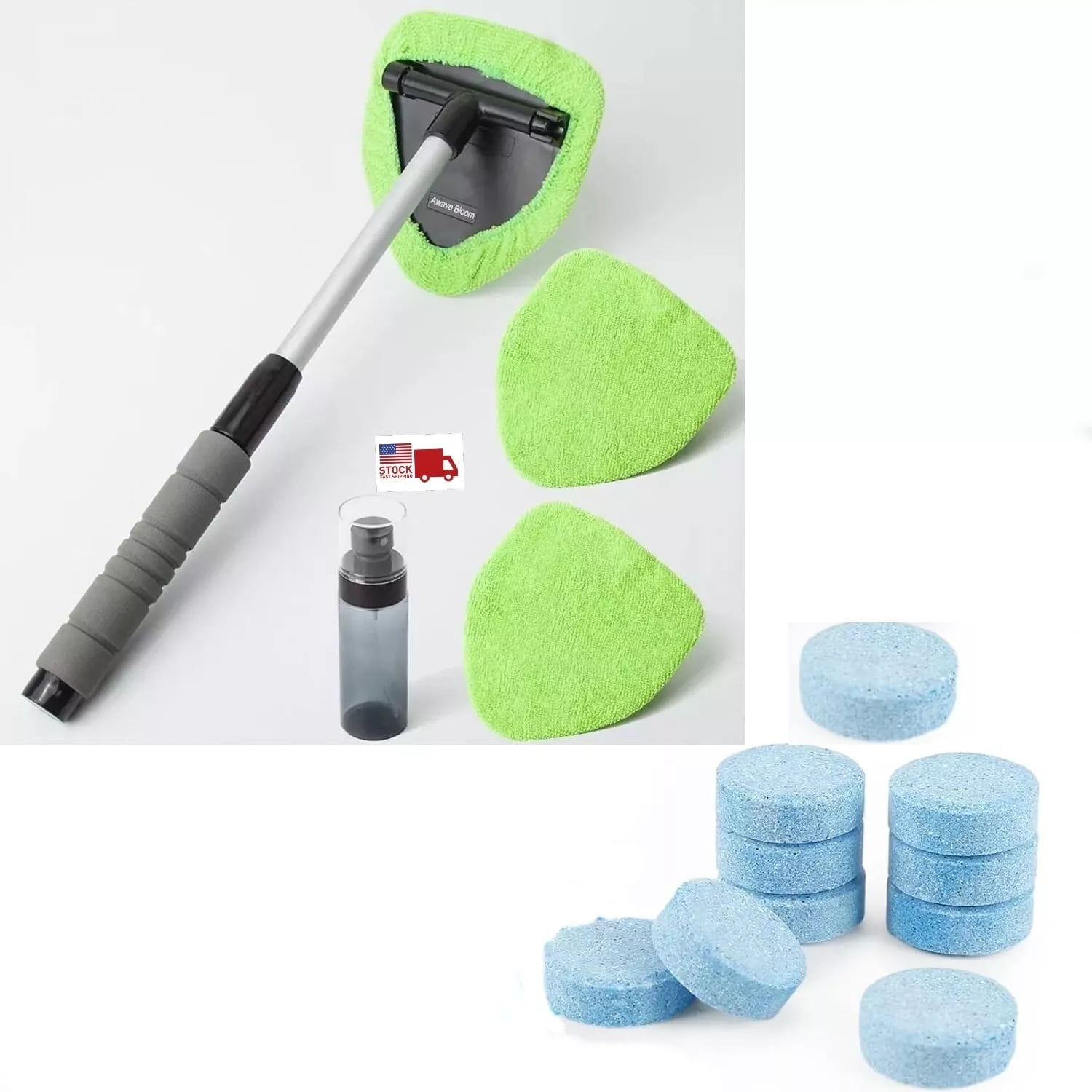 Windshield Cleaner Tool-Car Window Cleaner Windshield Cleaner Set with ...