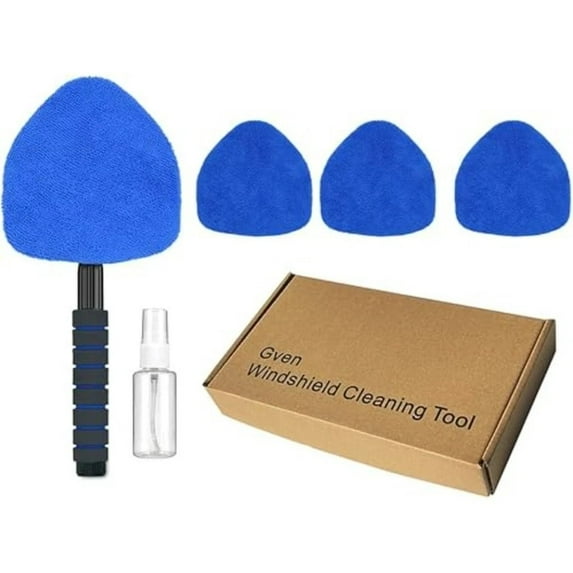 Windshield Cleaning Tool Kit Car Window Glass Wiper Cleaner Brush Pad ...