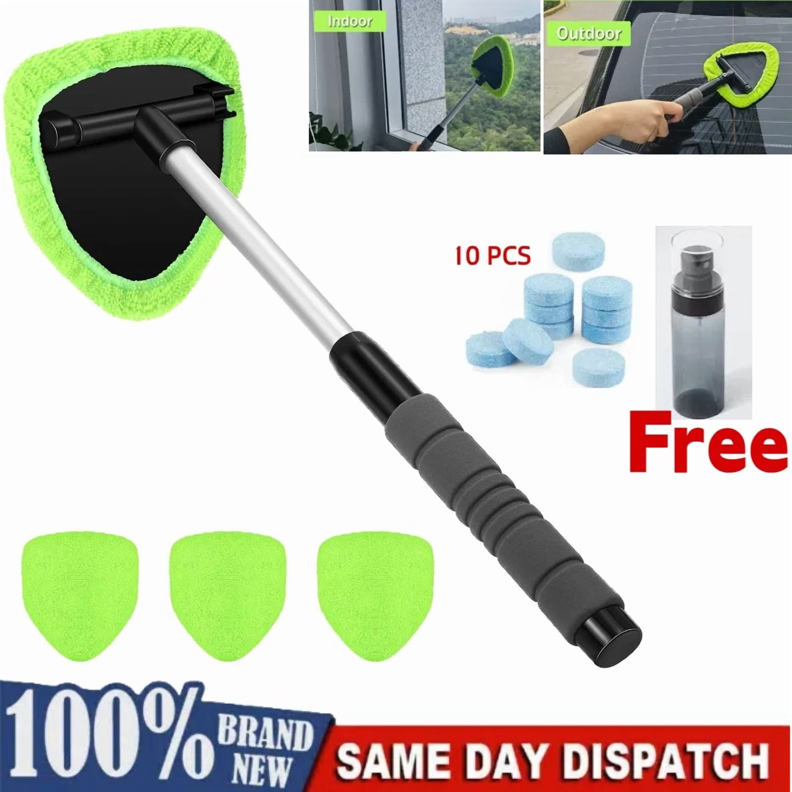 Windshield Cleaning Tool Kit Car Window Glass Wiper Cleaner Brush Pad ...