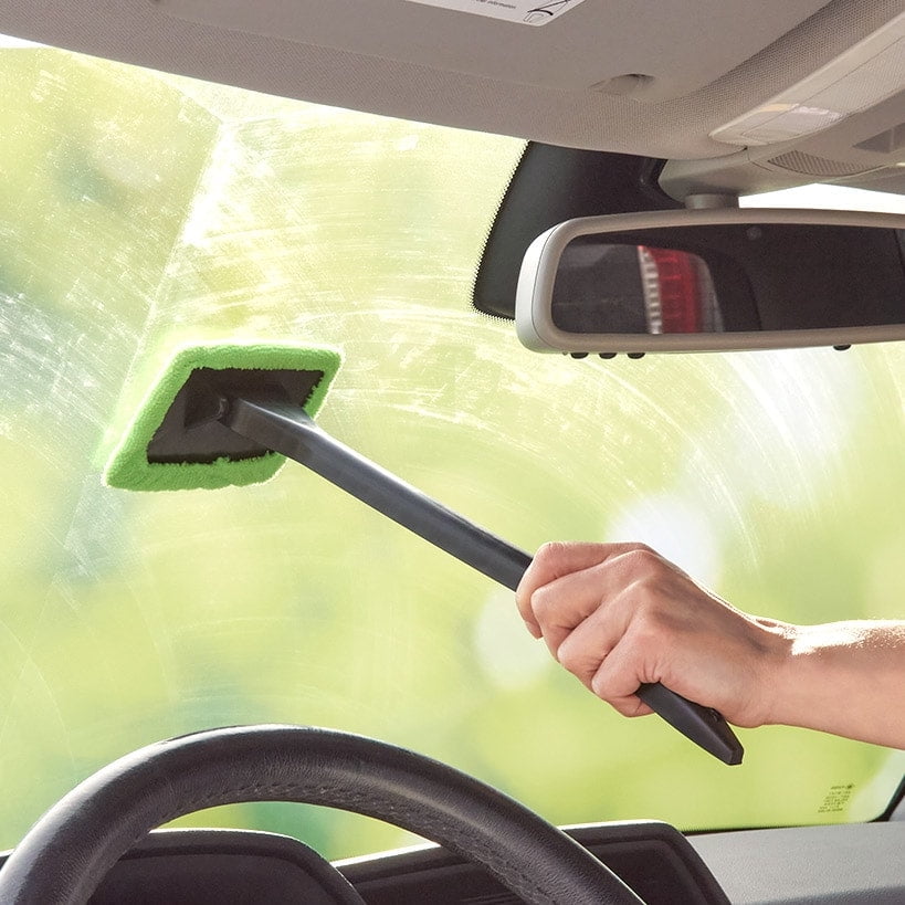 Lakeside Windshield Cleaning Tool Wand with Microfiber Pad - Walmart.com