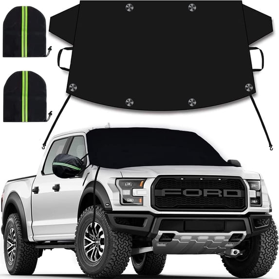 Windshield Cover for Ice and Snow, Car Windshield Snow Cover, Thicken ...