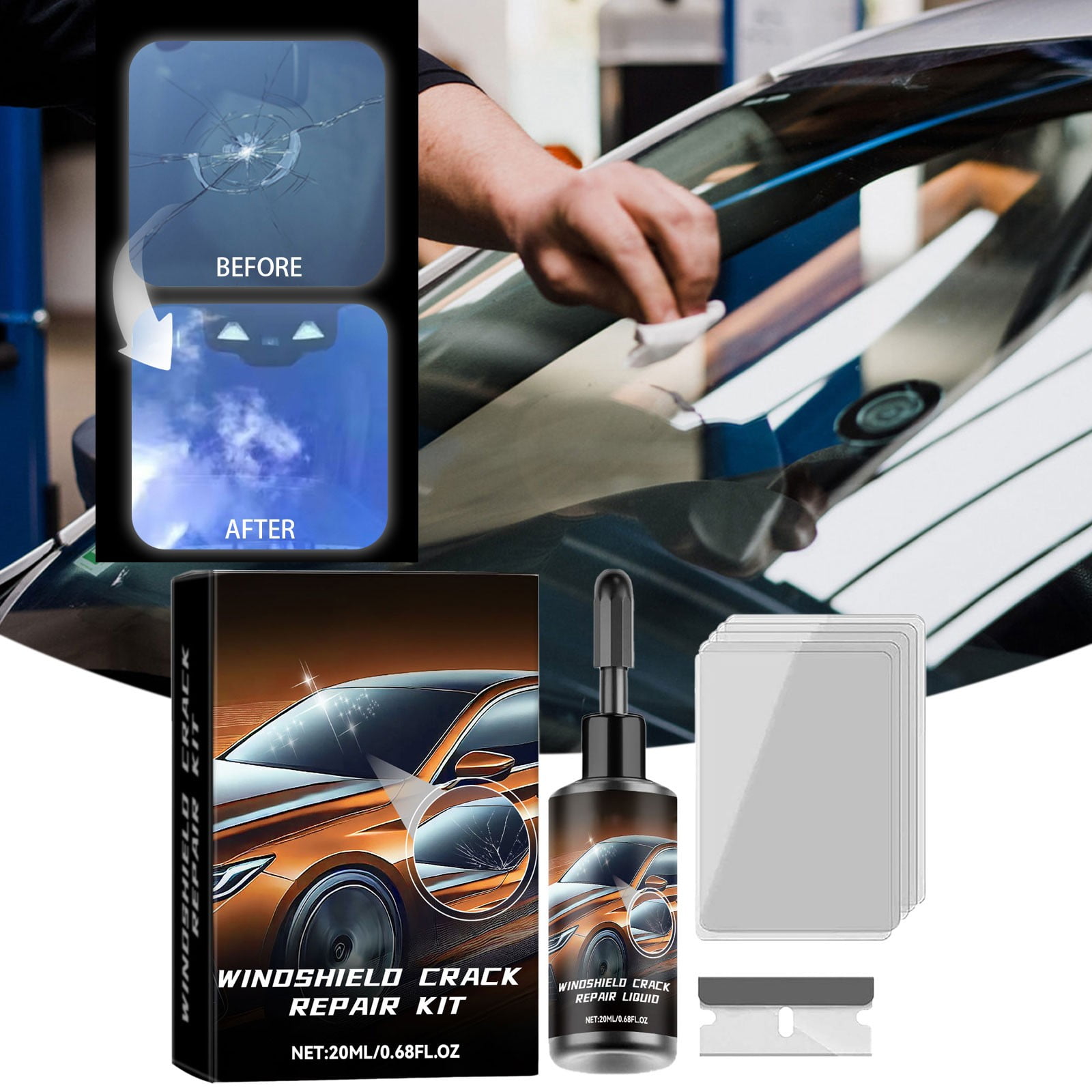 Windshield Crack Kit Effortless DIY Solution For Fixing All Types Of ...