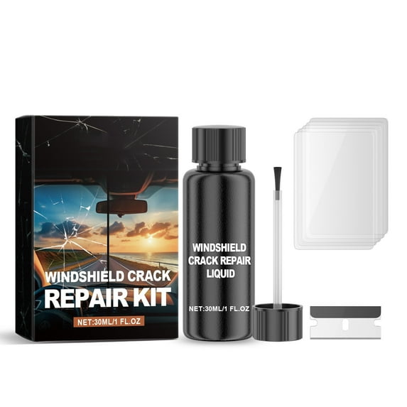 Windshield Crack Kit Glass Scratch Remover Glass Liquid Long Lasting ...