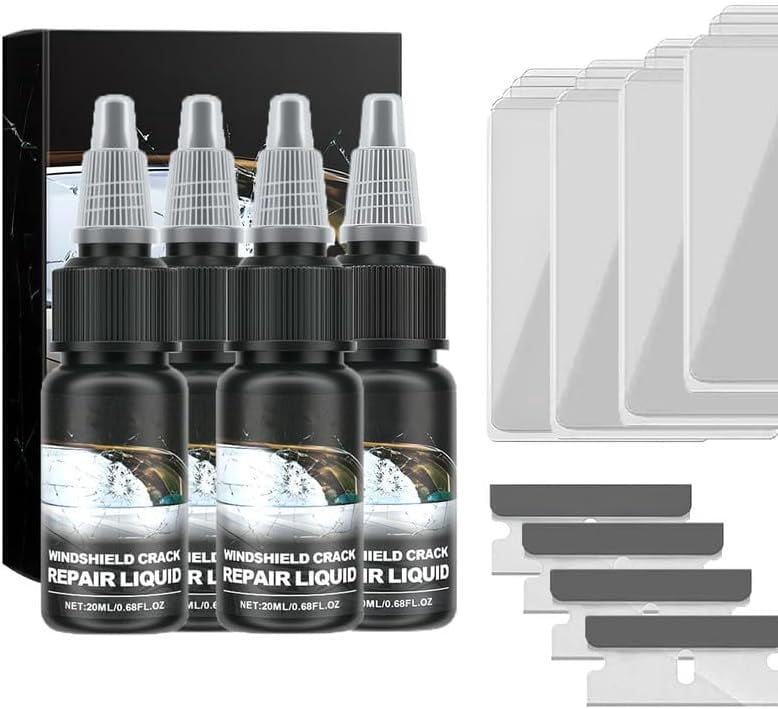 Windshield Crack Repair Kit, 2025 New Cracks Gone Glass Repair Kit, Car ...