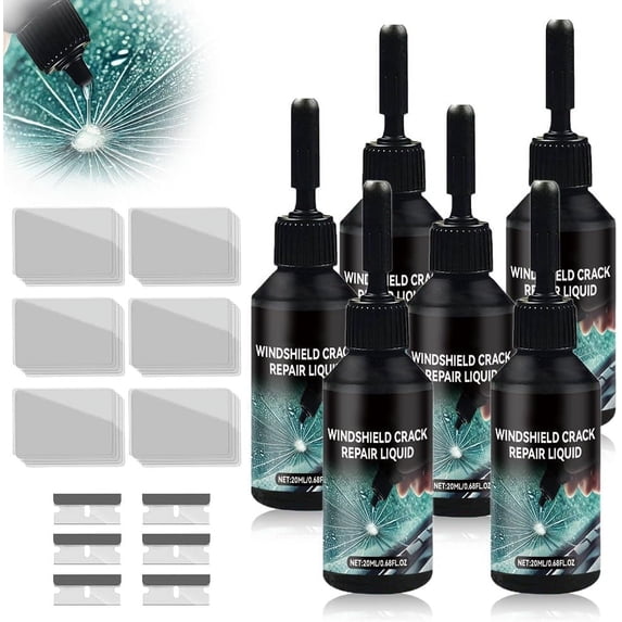 Windshield Crack Repair Kit, 2025 New Cracks Gone Glass Repair Kit ...