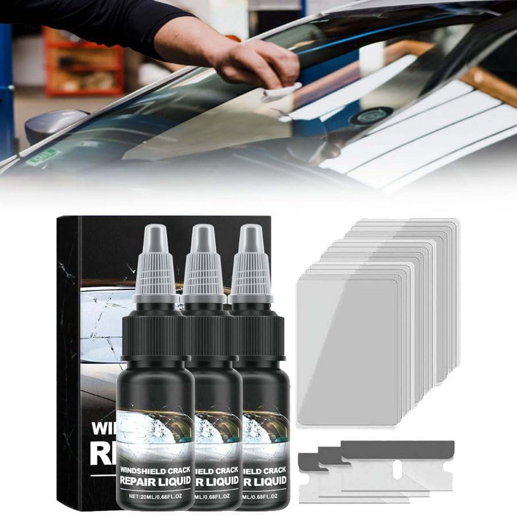 Windshield Crack Repair Kit, 2025 New Glass Cracks Gone Repair Kit ...