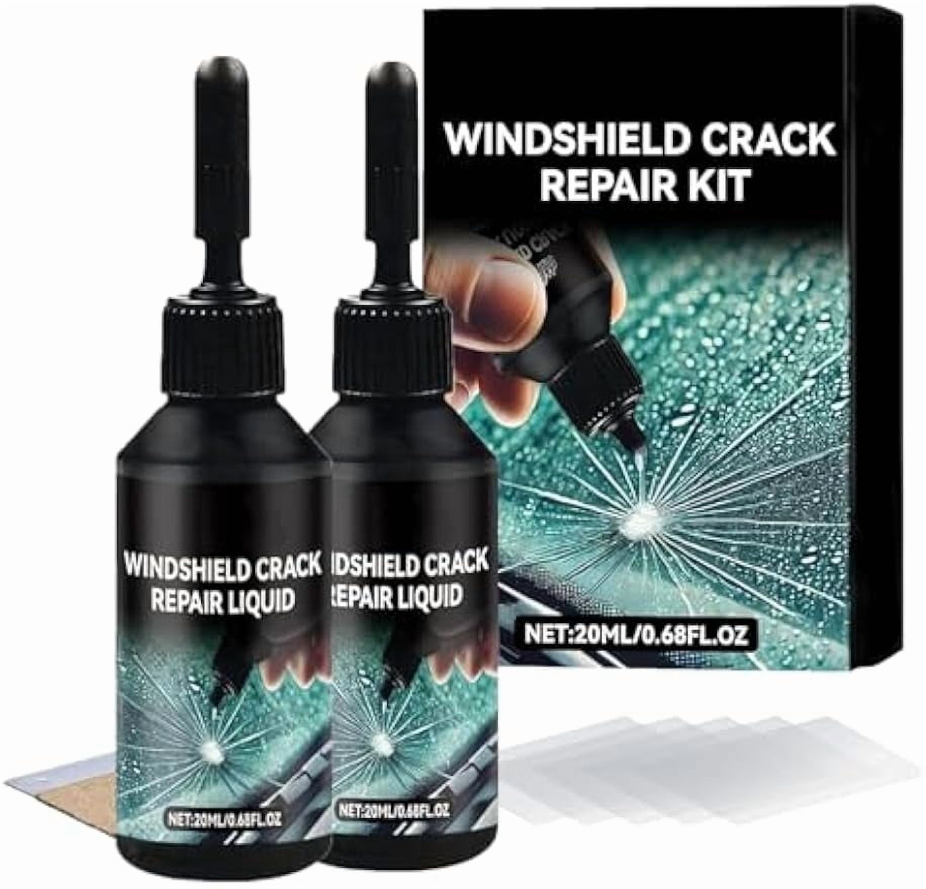 Windshield Crack Repair Kit, 2025 New Glass Repair Liquid for Cracks ...