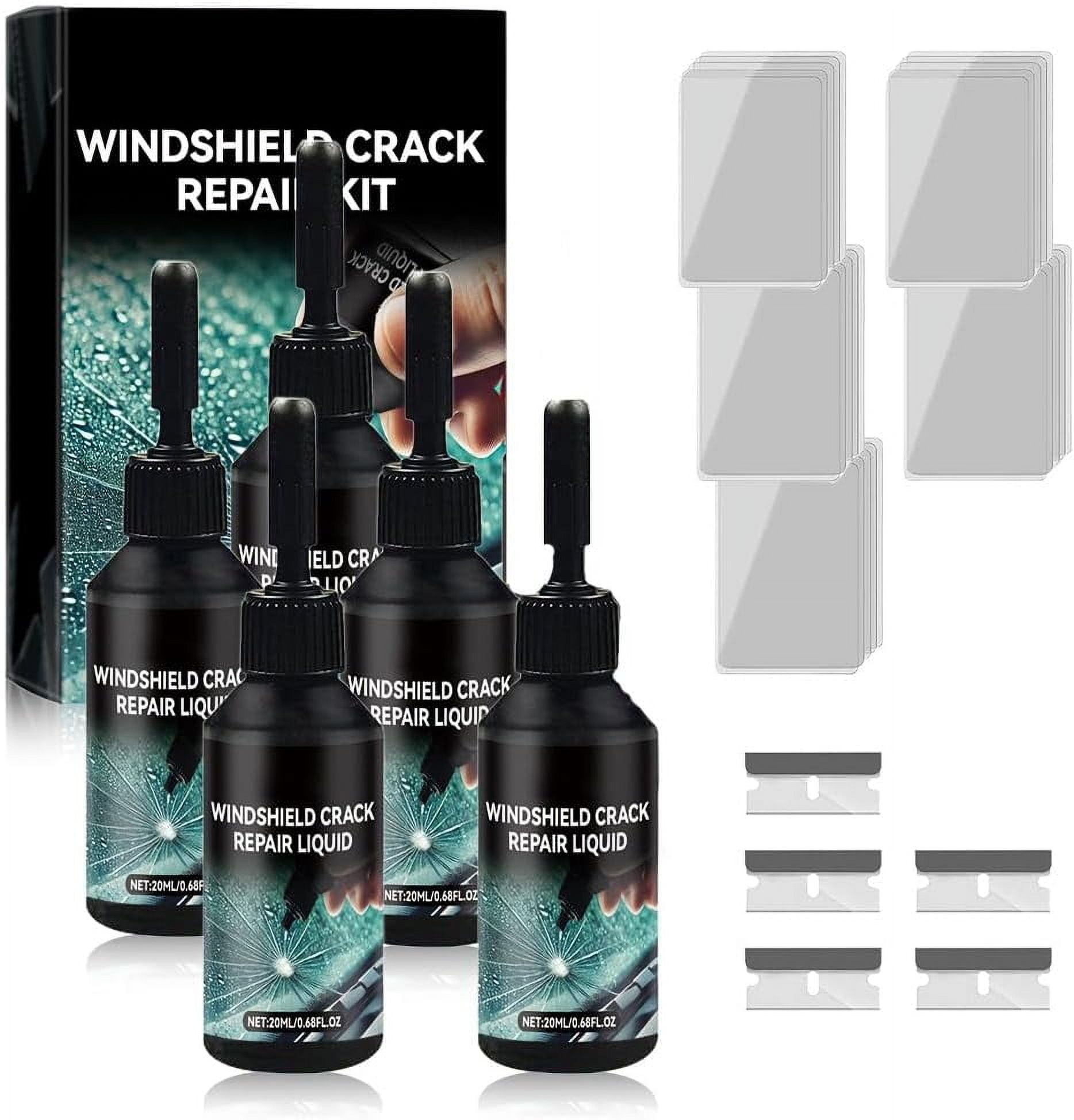 Windshield Crack Repair Kit, 2025 Upgrade Glass Cracks Gone Repair Kit ...