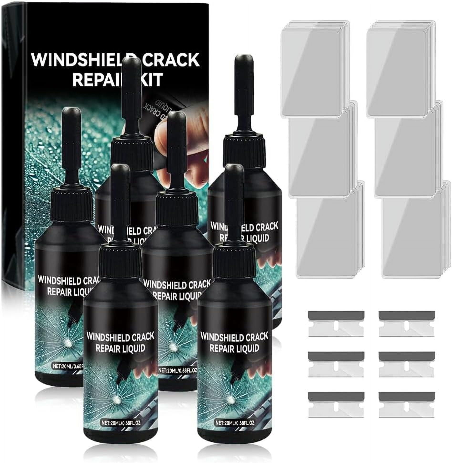 Windshield Crack Repair Kit, 2025 Upgrade Glass Cracks Gone Repair Kit ...