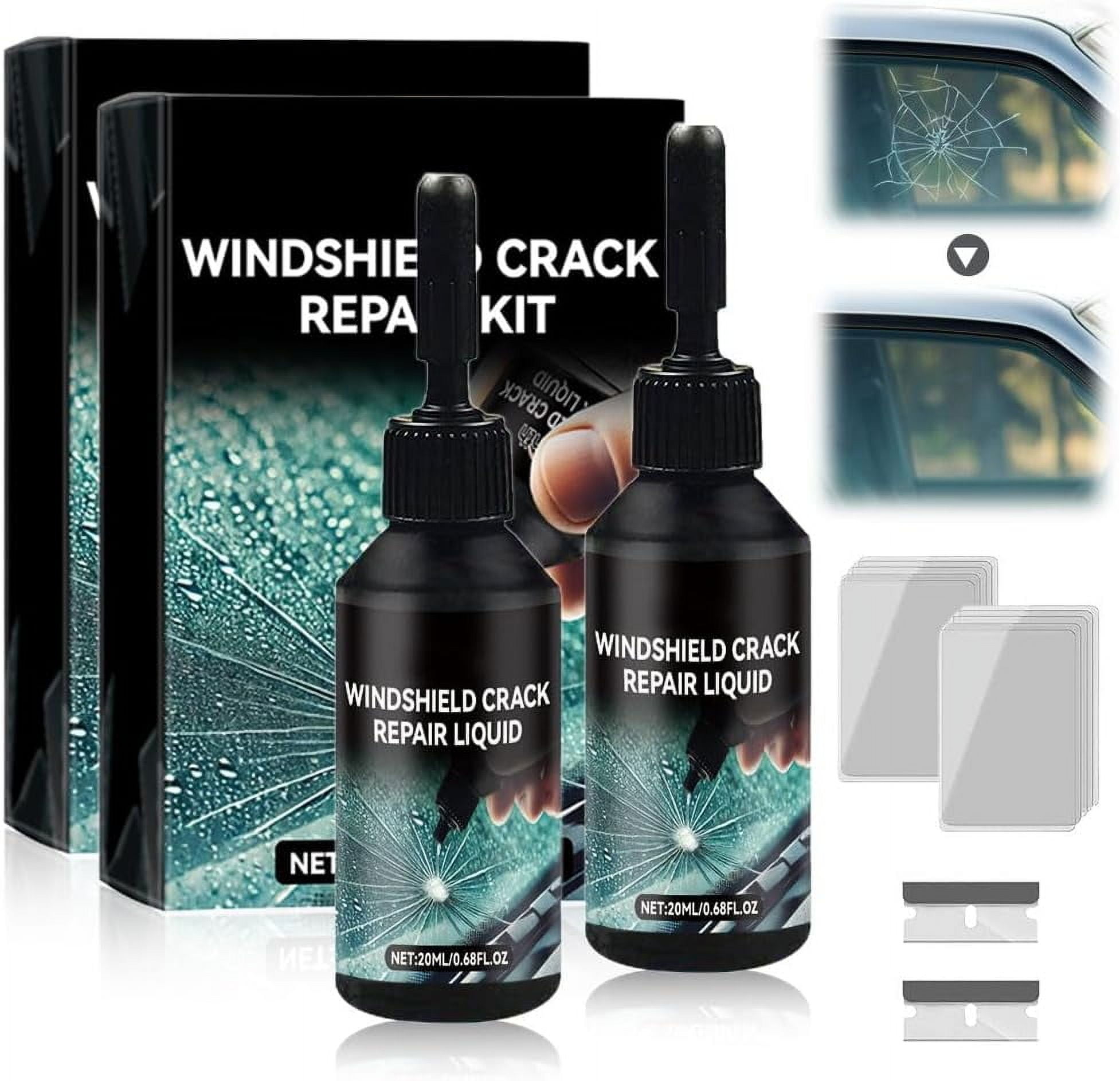 Windshield Crack Repair Kit, 2025 Upgrade Glass Repair Liquid for ...
