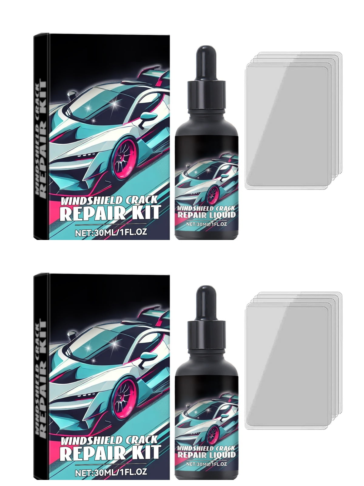 Windshield Crack Repair Kit, Cracks Gone Glass Repair Kit Car ...