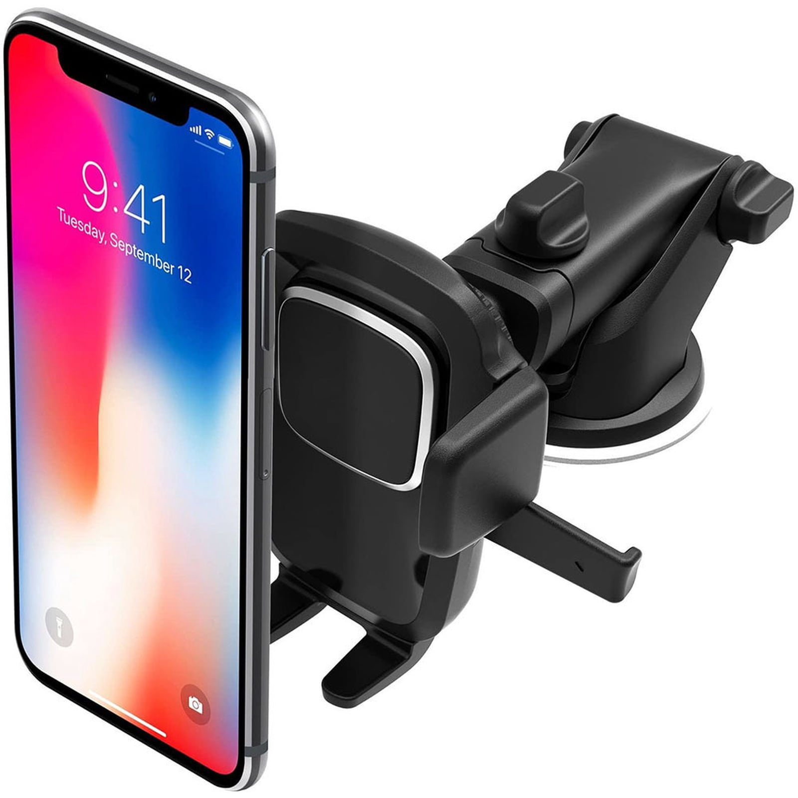 Windshield & Dashboard Combo Car Mount – Suction Cup Telescopic Arm ...