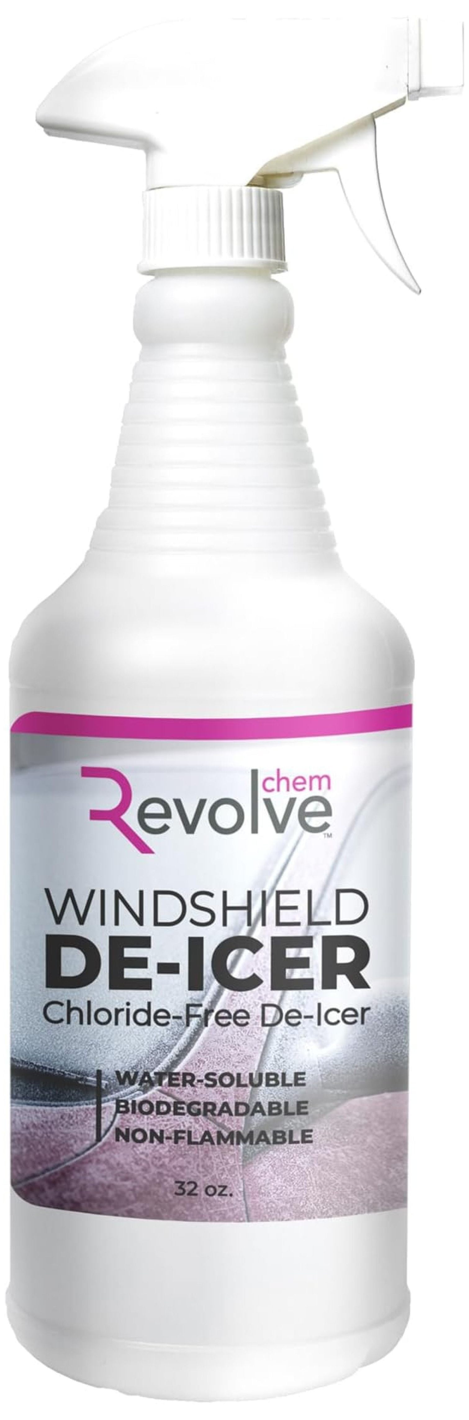 Windshield De-Icer-32 Oz Trigger Sprayer-Chloride-Free Formula for Fast ...