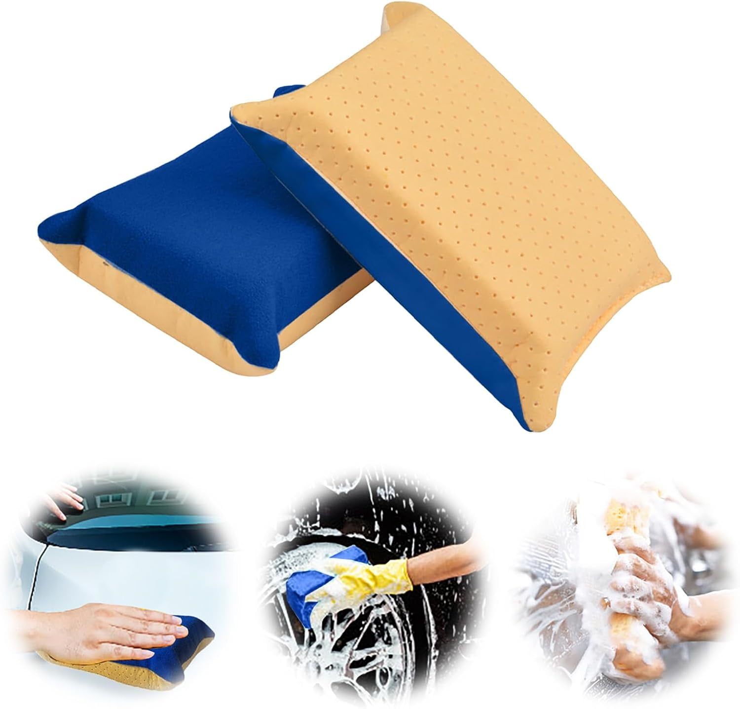 Windshield Defogger Set of 2, Super Absorbent Window Defogging Sponge ...