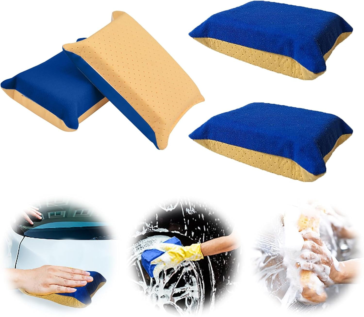 Windshield Defogger Set of 2, Super Absorbent Window Defogging Sponge ...