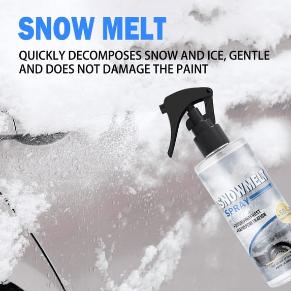 Windshield Deicer Spray, Fast Acting Car Windshield Ice Melt Spray ...